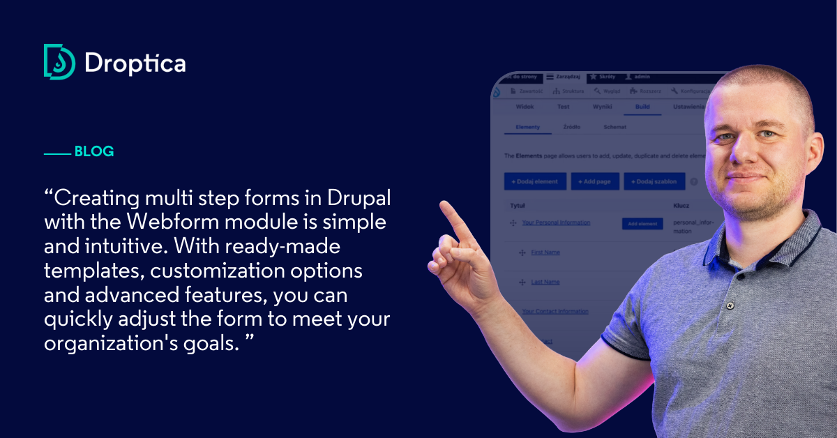 How to create a multi step form in Drupal? | Droptica